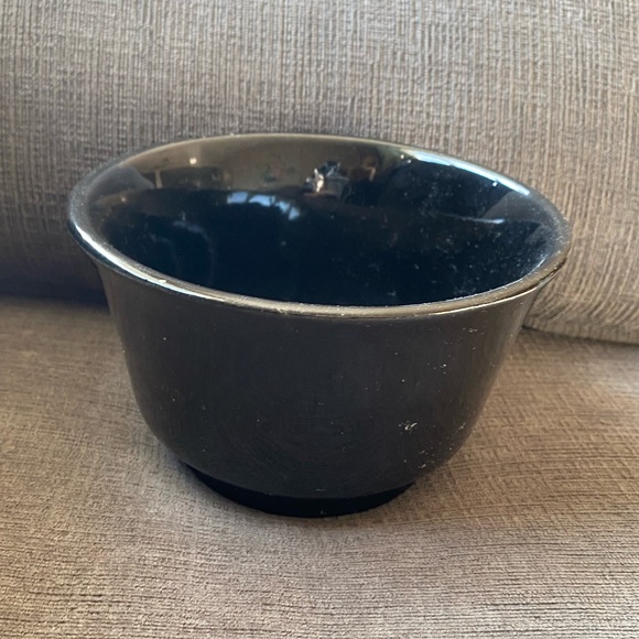 Vintage | Accents | Vintage Haeger Shiny Black Simple Round Planter ...